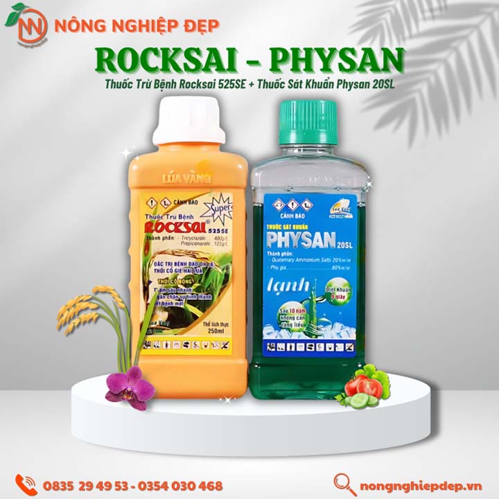 Cặp Đôi ROCKSAI PHYSAN Trừ Nấm Bệnh - Nông Nghiệp Đẹp